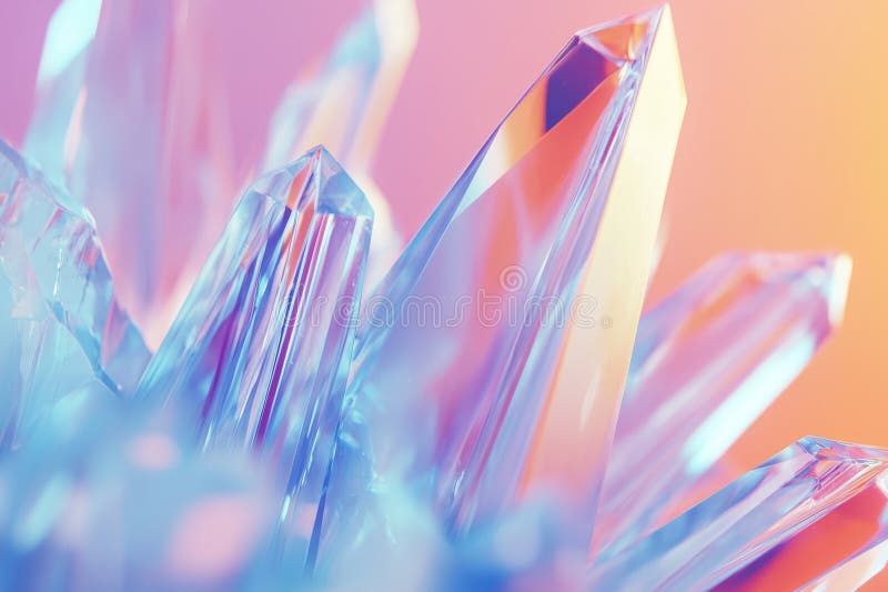 A Luxurious-looking Pattern of Iridescent, Translucent Geometric Shapes ...