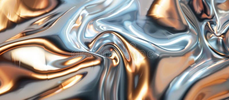 Luxurious Metallic Fabric Texture Background Featuring Silver, Gold ...