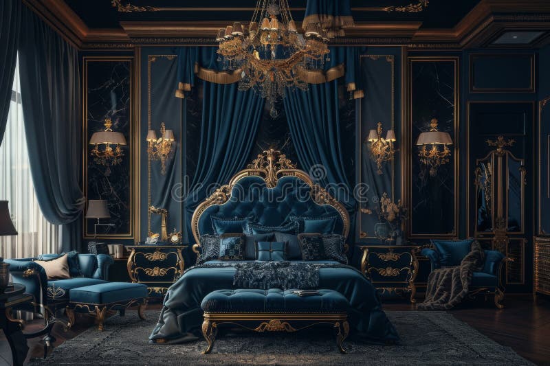 Luxurious Mockup Design Showcasing Opulent Decoration for a High-end ...