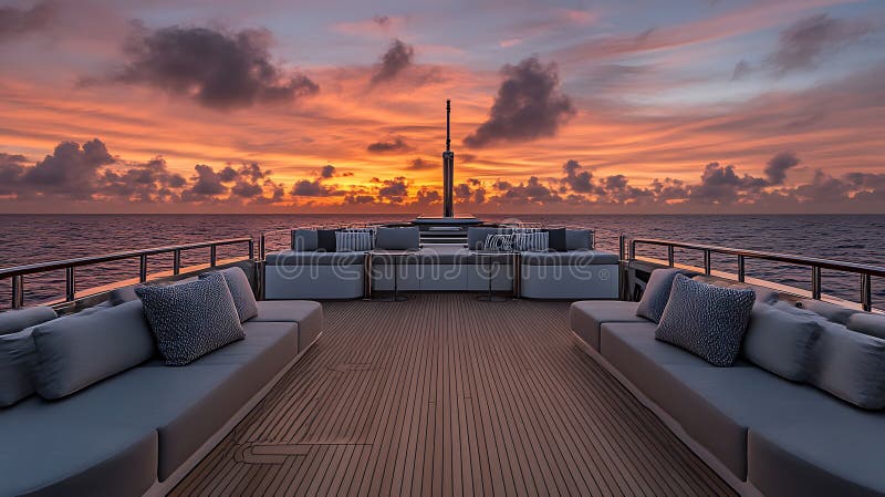 Luxurious Modern Ship with Stunning Sky Details in High Resolution ...