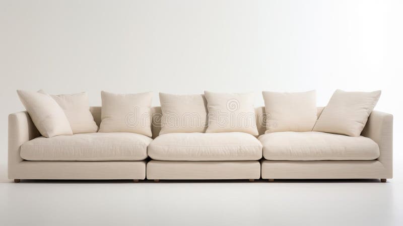 High-end Modern Comfy Fixed Organic Modular Sofa Bed Image Stock ...