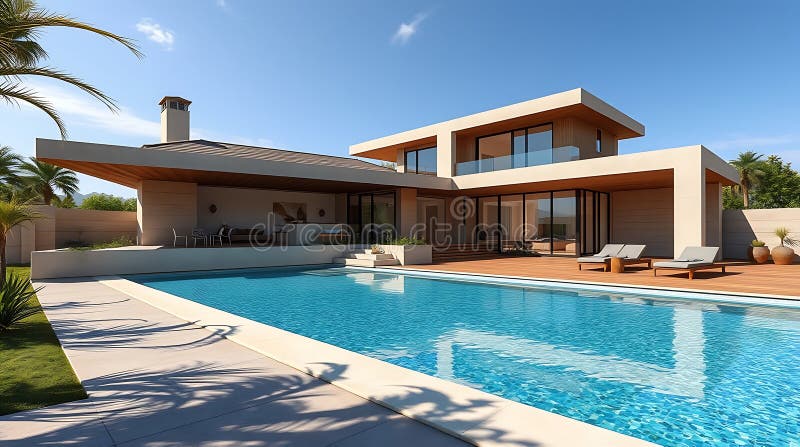 Luxurious Modern Villa with Infinity Pool: a Stunning Architectural ...