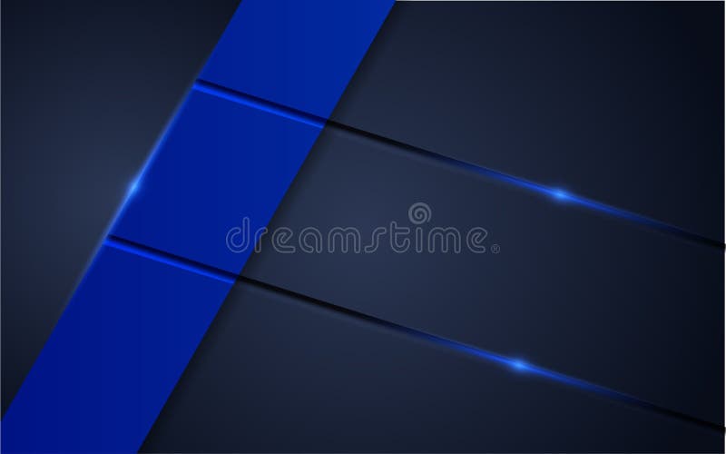Luxurious Navy Background with Glowing Blue Lines Stock Vector ...