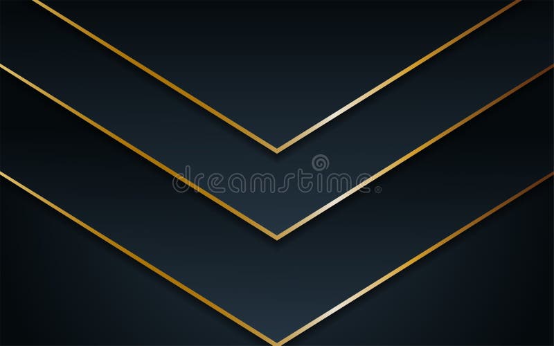 Luxury Navy Blue Background with Line Gold Stock Illustration ...