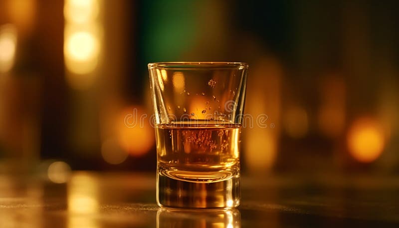 A Luxurious Night at the Bar with Whiskey and Brandy Generated by AI ...