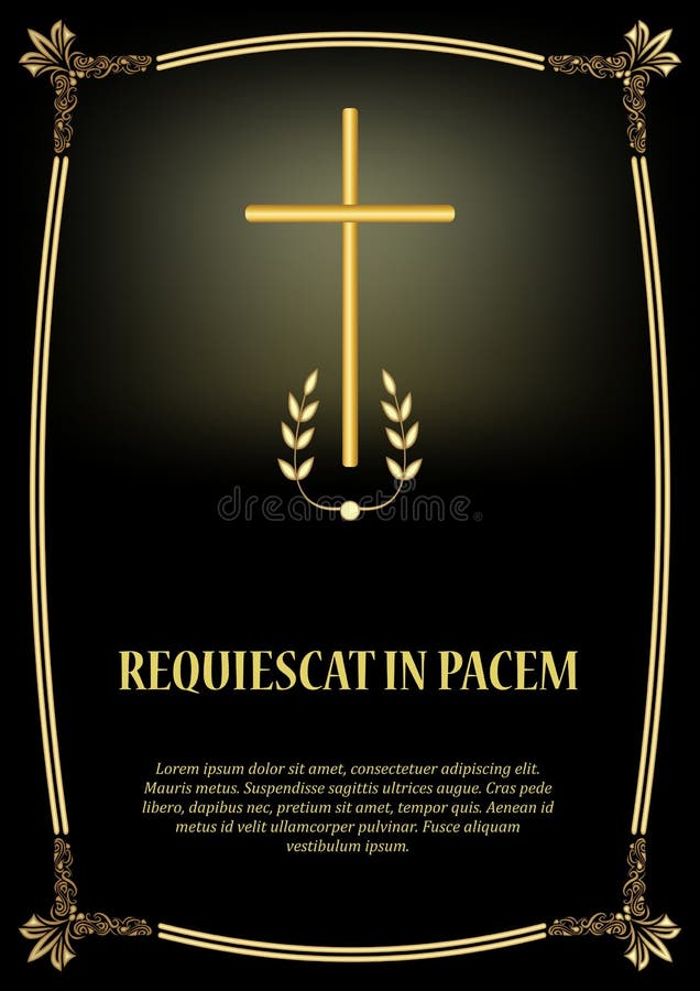 Obituary Notice - Vector Frames Stock Illustration - Illustration of ... Obituary Notice - Vector Frames Stock Illustration - Illustration of ...