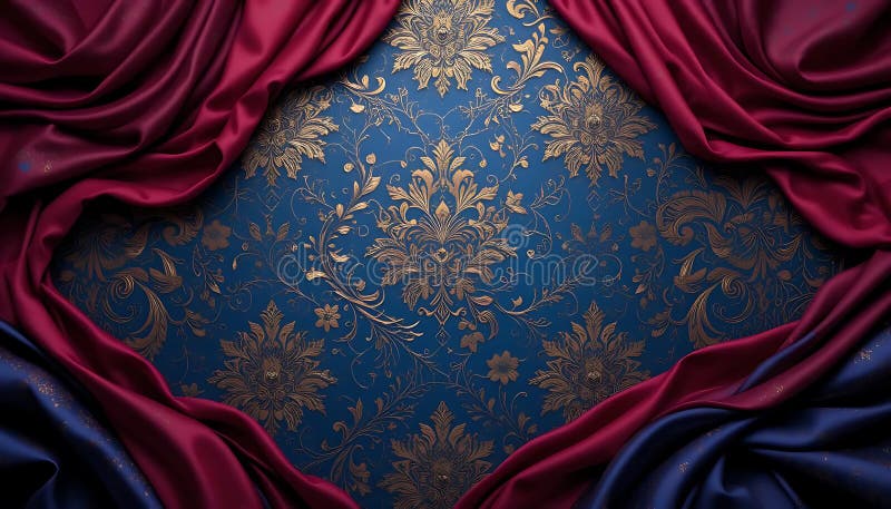 Luxurious Opulent Abstract Texture: Rich Fabrics and Elegant Patterns ...