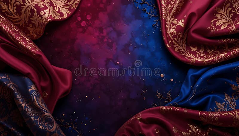 Luxurious Opulent Abstract Texture: Rich Fabrics and Elegant Patterns ...