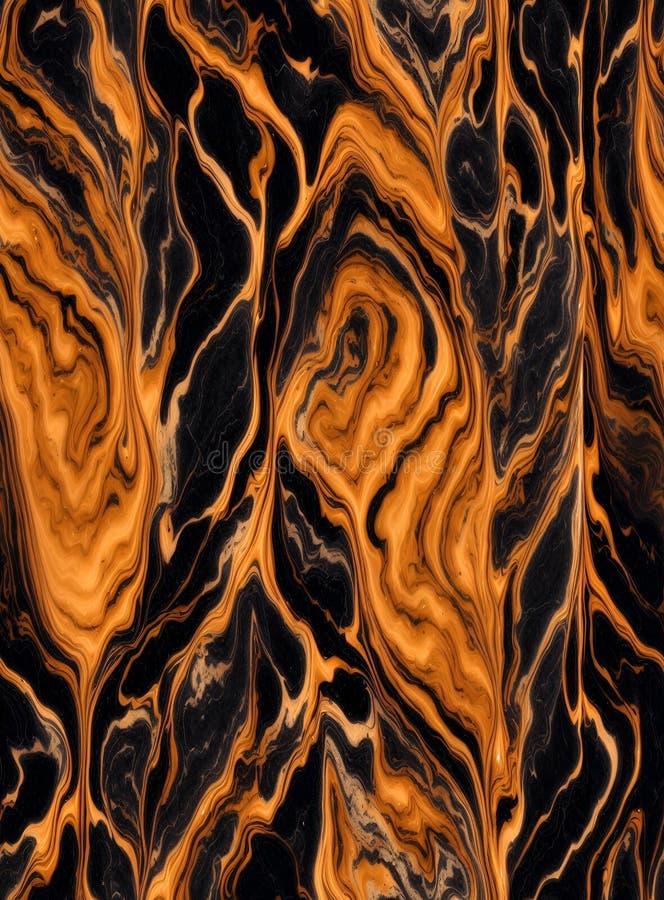 Luxurious Orange Veined Marble Seamless Pattern for Elegant Designs ...