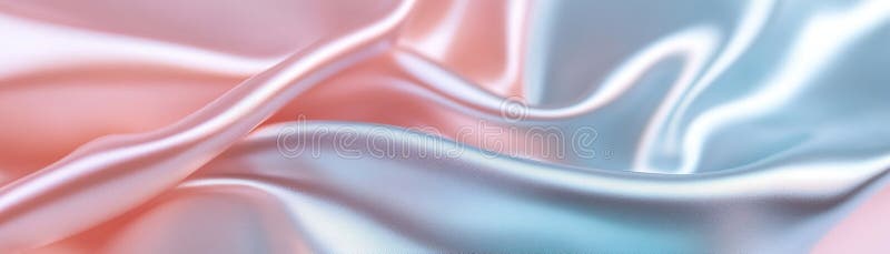 A Luxurious Pastel Gradient Background Showcases Soft Satin Waves that ...
