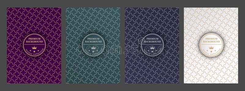 A Luxurious Pattern. a Set of Spectacular Patterns Stock Vector ...