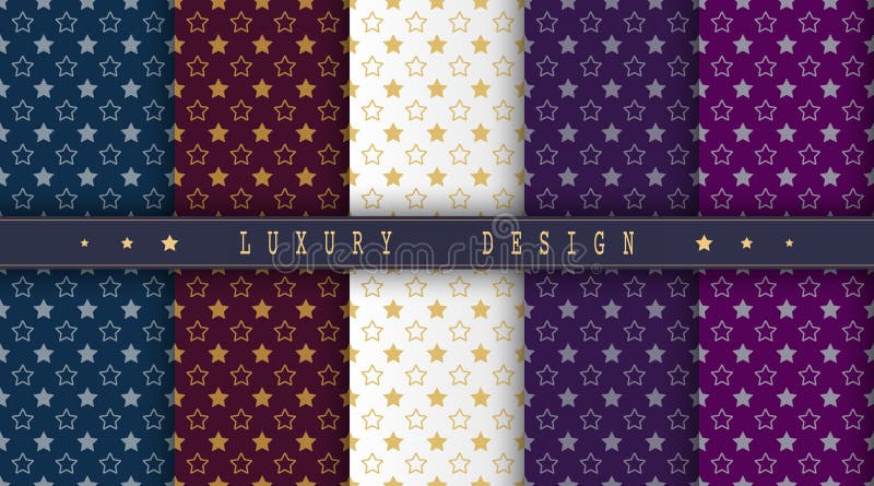 A Luxurious Pattern. a Set of Spectacular Patterns for Covers, Prints ...