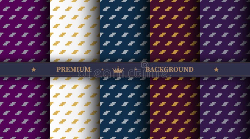 A Luxurious Pattern. a Set of Spectacular Patterns for Covers, Prints ...