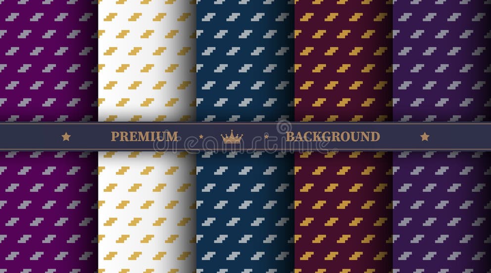 A Luxurious Pattern. a Set of Spectacular Patterns for Covers, Prints ...