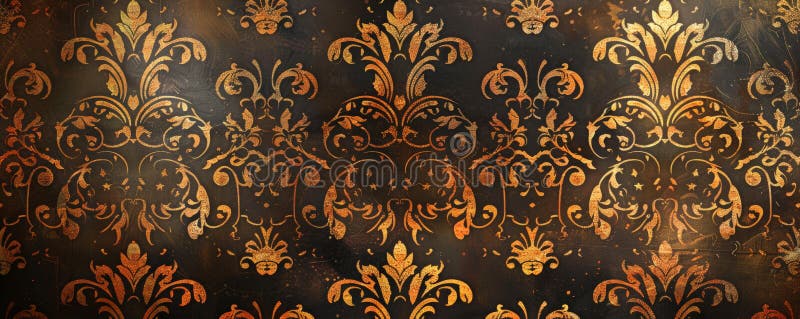 A Luxurious Patterned Bronze Paper Backdrop, Showcasing Rich Designs ...