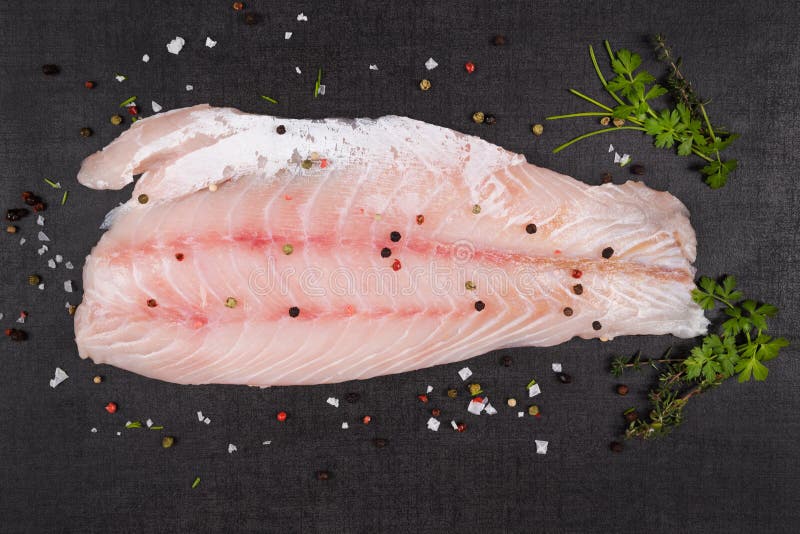 Luxurious perch fillet. stock photo. Image of food, perch - 70836476