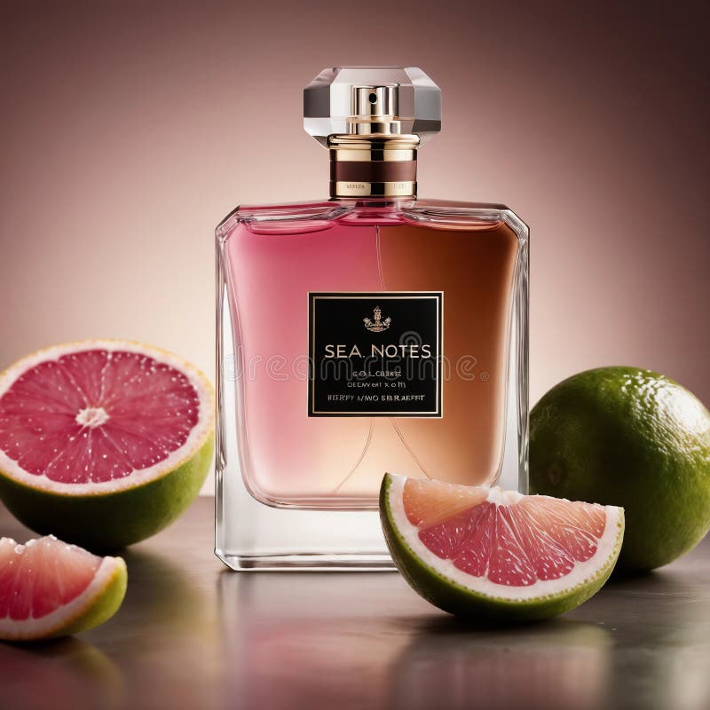 Luxury Perfumes. Pink Label. Design No. 6 Stock Illustration ...