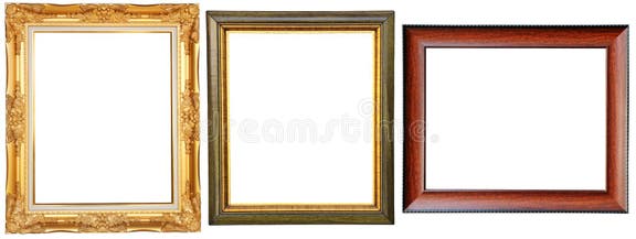 Luxurious picture frames stock photo. Image of portrait - 37557584