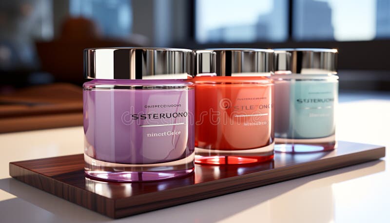 A Luxurious Pink Moisturizer Bottle Reflects Elegance and Freshness ...