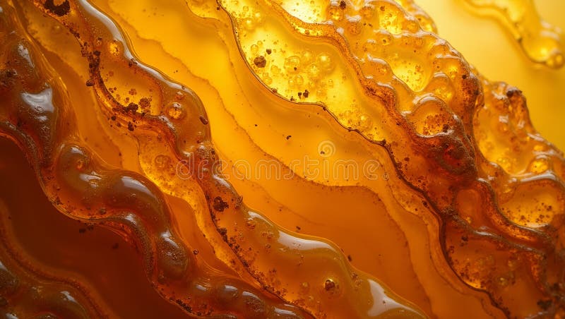 Luxurious Polished Amber Texture with Golden Swirls Stock Illustration ...
