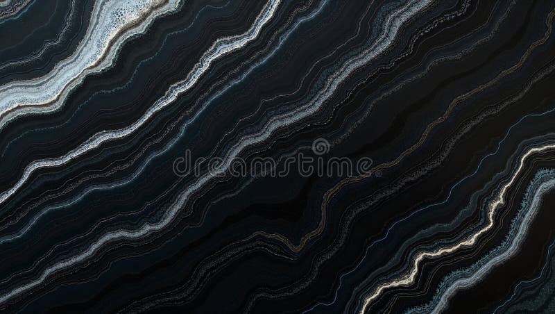 Luxurious Polished Onyx Stone Texture with Black and White Streaks ...