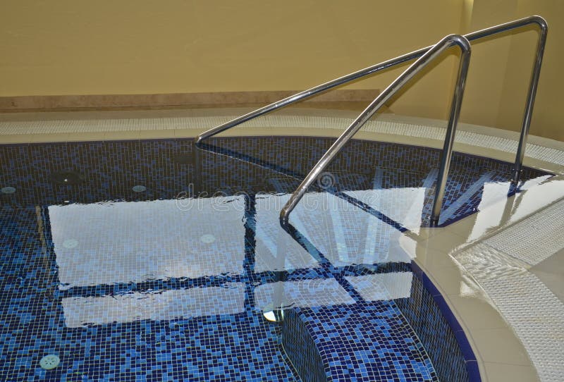 Luxurious Pool Entrance, Indoor Stock Photo - Image of lifestyle, floor ...