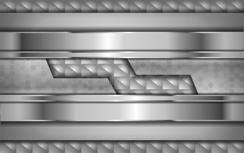 Luxurious Premium White Abstract Background with Silver Lines. Overlap ...