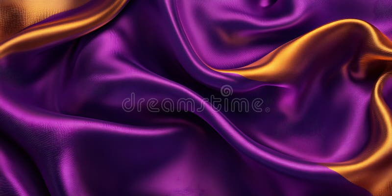 Luxurious Purple Silk Waves: a Dance of Light Shadow, and Fluid ...