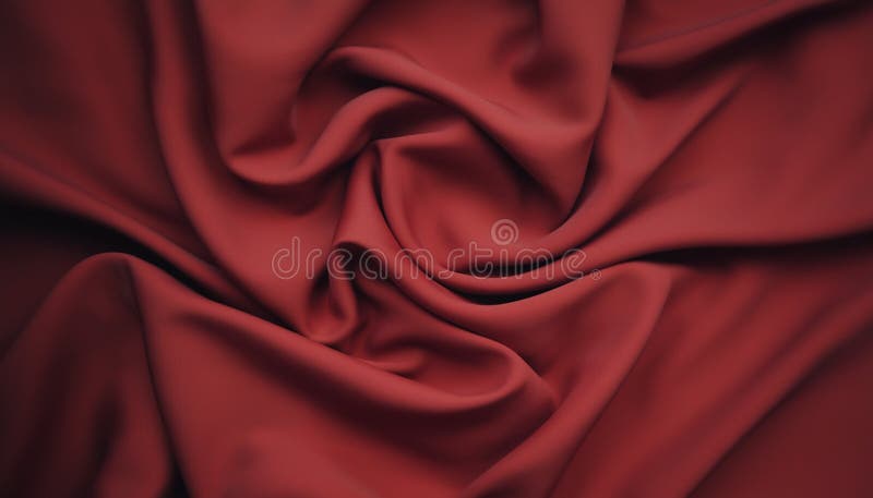Luxurious Red Draped Fabric Smooth Texture Elegant Textile Background ...