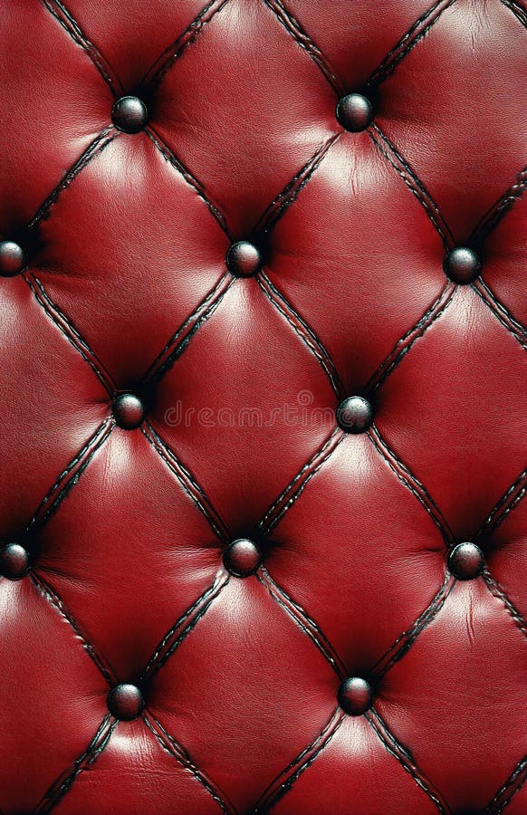 Luxurious Red Leather Upholstery Texture Background High Quality Image ...