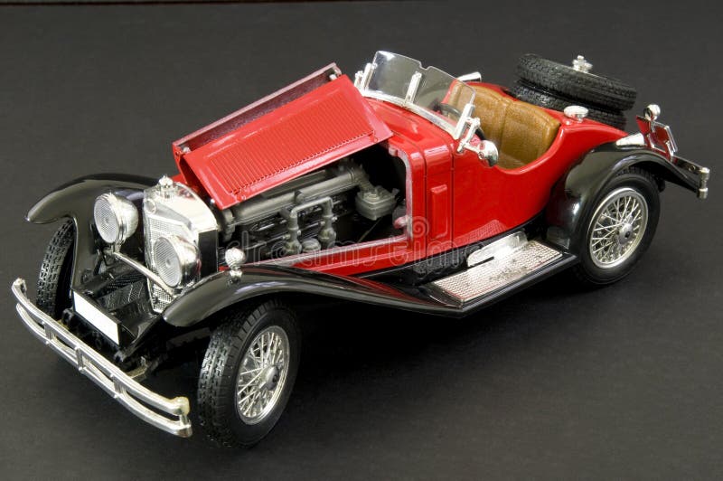 Luxurious Red Retro Classic Car Stock Photo - Image of path, fast: 6040244