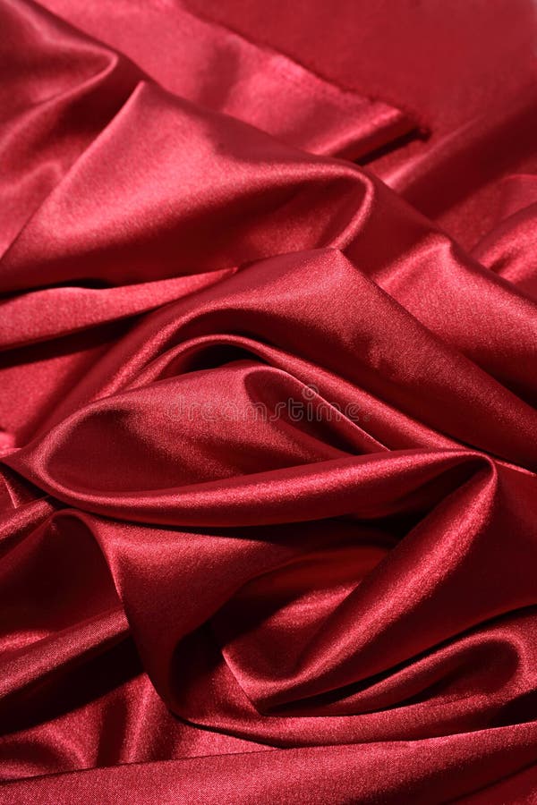 Luxurious red silk stock photo. Image of cloth, luxurious - 7406054
