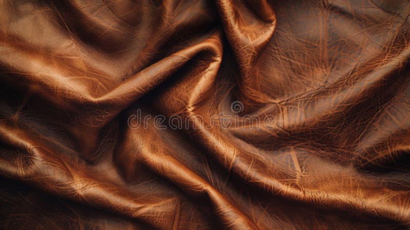 Luxurious Rich Brown Leather Texture Background for Fashion and ...