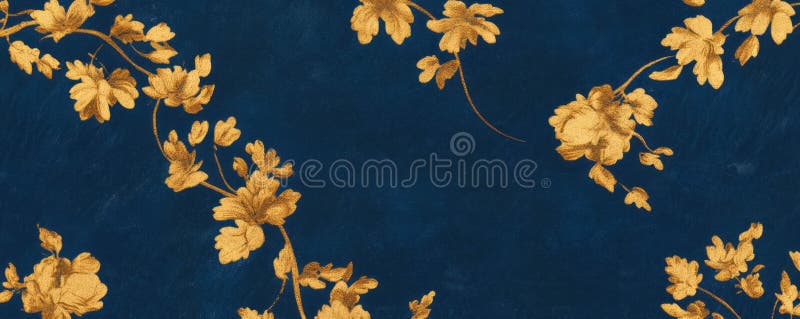 Luxurious Royal Blue and Gold Wall Texture for Elegant Interior Design ...