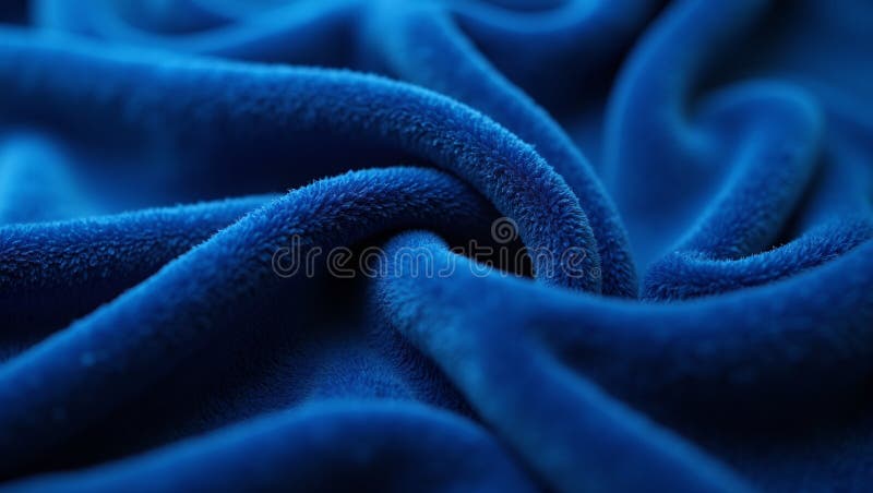 Luxurious Royal Blue Velvet Texture with Soft Sheen Stock Illustration ...