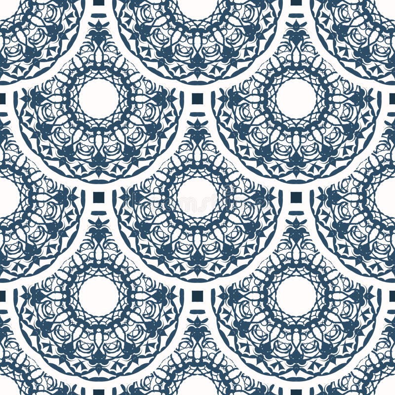 Luxurious Seamless Pattern with Monograms. Background with White and ...