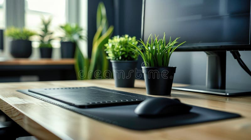 A Luxurious Setting with Modern Computers for Optimal Productivity. Ai ...