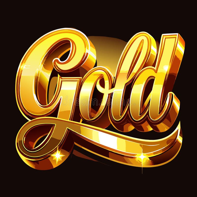Luxurious Shiny Gold Text Effect â€“ Fully Editable Golden Font and ...