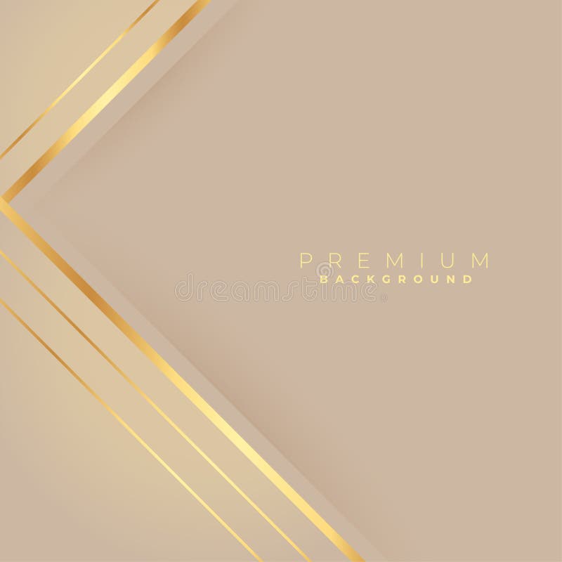 Luxurious Shiny Golden Lines Abstract Background Design Stock Vector ...