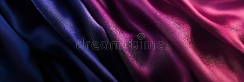 Luxurious Silk Fabric Displayed with Elegant Waves, Suitable for Mock ...