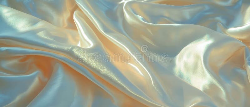 Luxurious Silk Satin Fabric with Glossy Sheen and Smooth Texture in ...