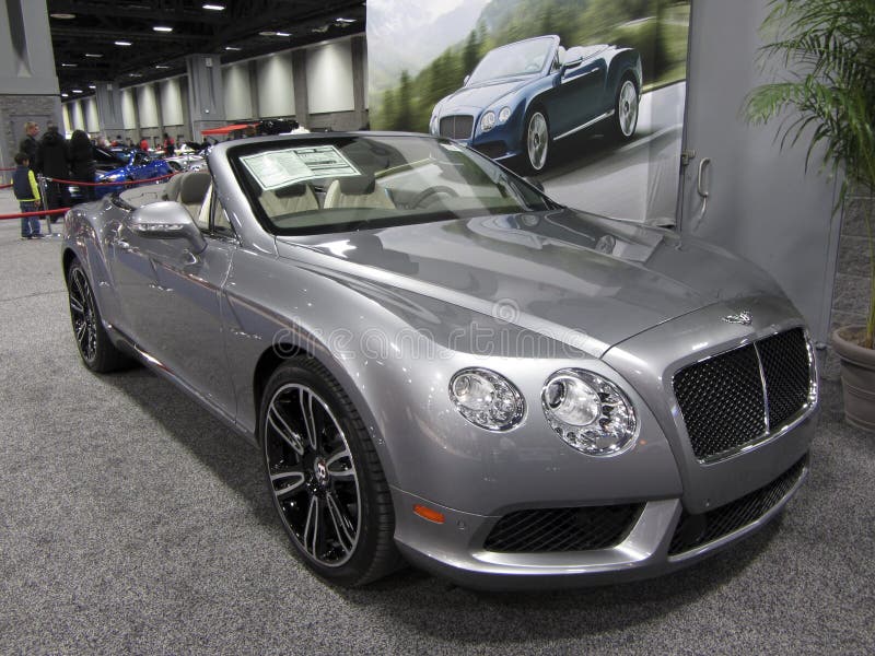 Silver Bentley Series Continental GT V8 S Luxury Car Editorial Photo ...