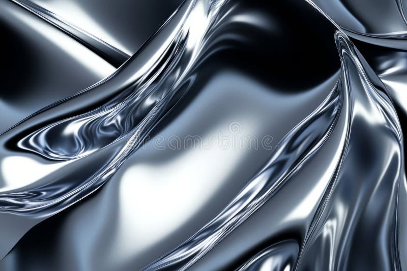 A Luxurious Silver and Black Abstract Background with Sleek, Polished ...