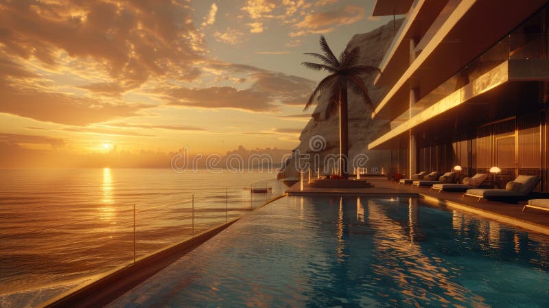 Luxurious Sunset Beach House Featuring an Infinity Pool and ...