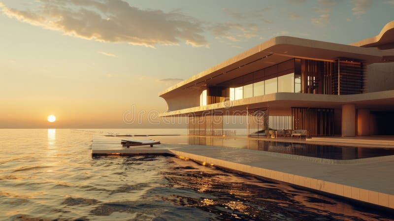 Luxurious Sunset Beach House Featuring an Infinity Pool and ...