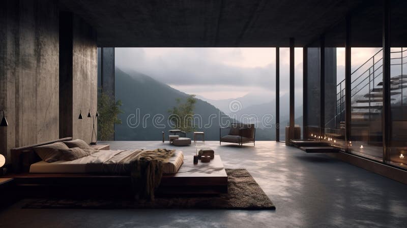 Luxurious Swimming Pool with Beautiful Nature View Background Stock ...