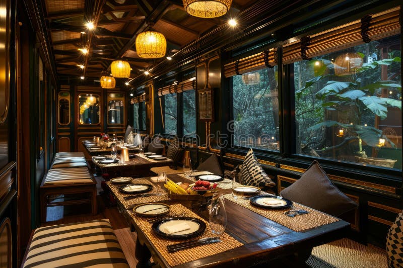 Luxury Train Dining Table Stock Photos - Free & Royalty-Free Stock ...