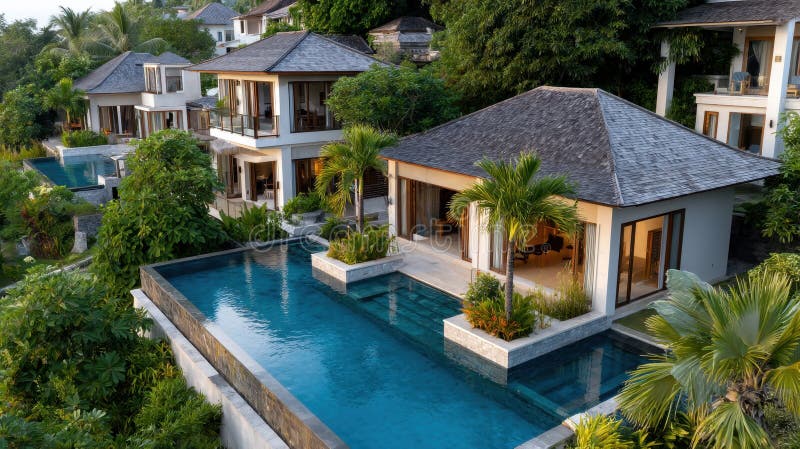 Luxurious Tropical Villa Retreat with Infinity Pool and Lush Landscape ...