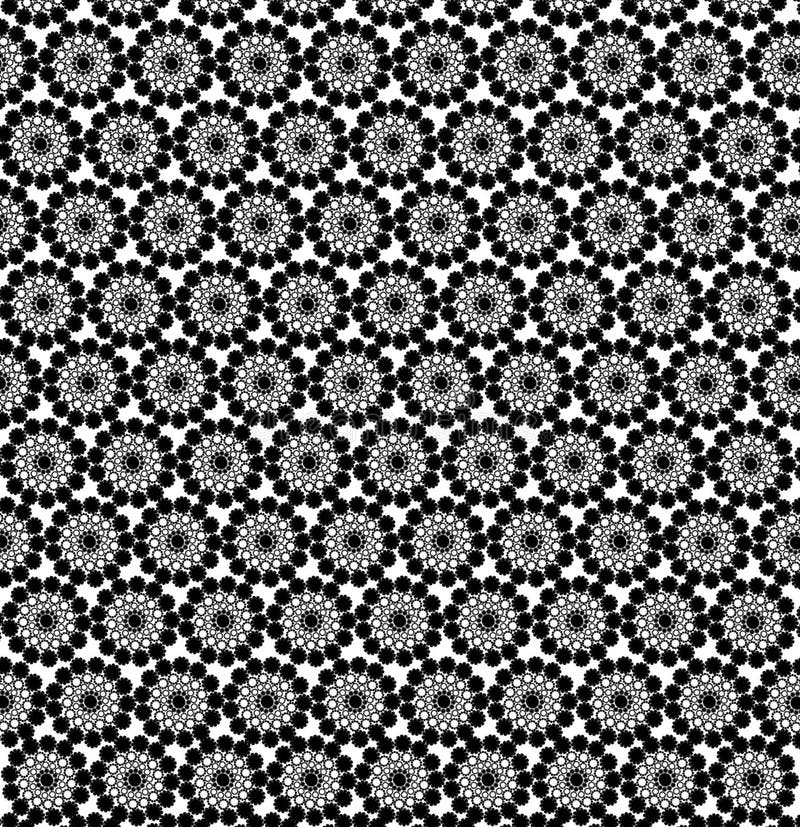 Luxurious Wallpapers with Round Dark Patterns Stock Illustration ...