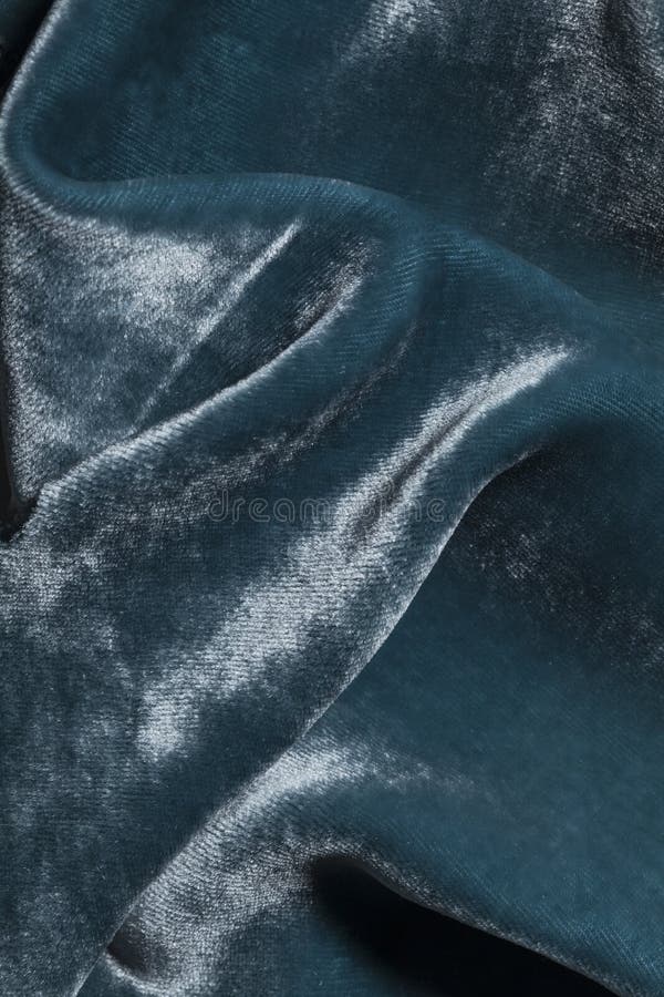 Luxurious Waves of Turquoise Velvet Background Stock Photo - Image of ...